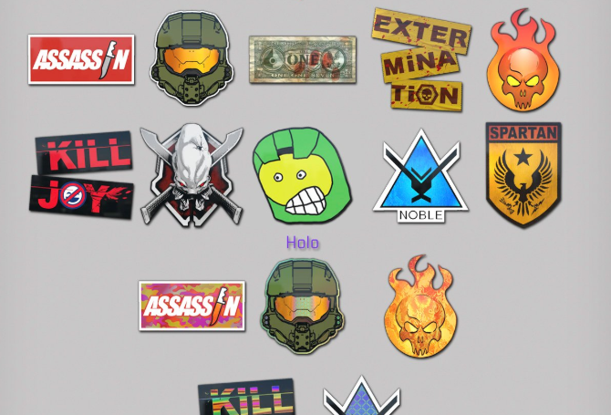 CS:GO Adds New Halo Sticker Set